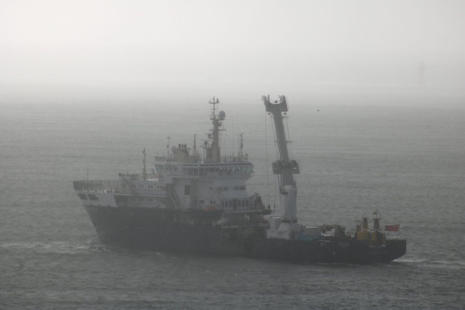 THV Galatea leaving Millbay