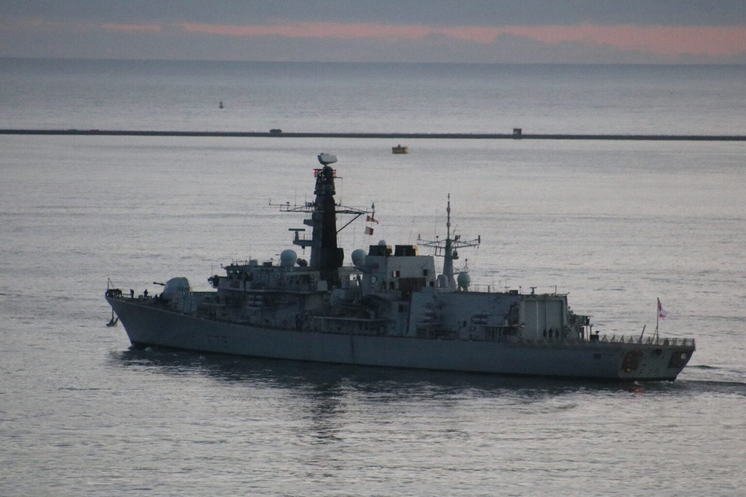 HMS PORTLAND OUTBOUND