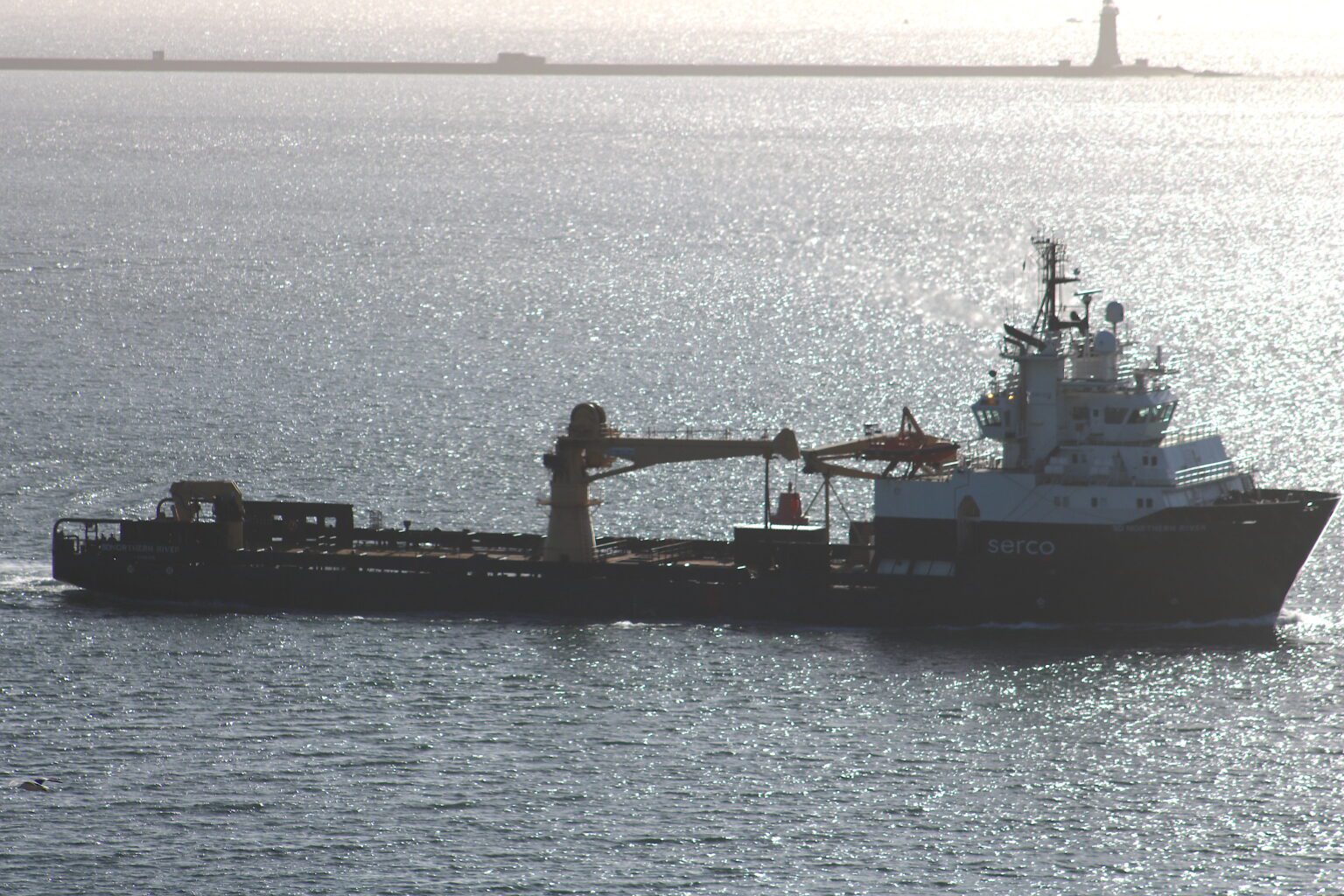 SERCO'S BIGGEST SUPPORT SHIP, THE NORTHERN RIVER