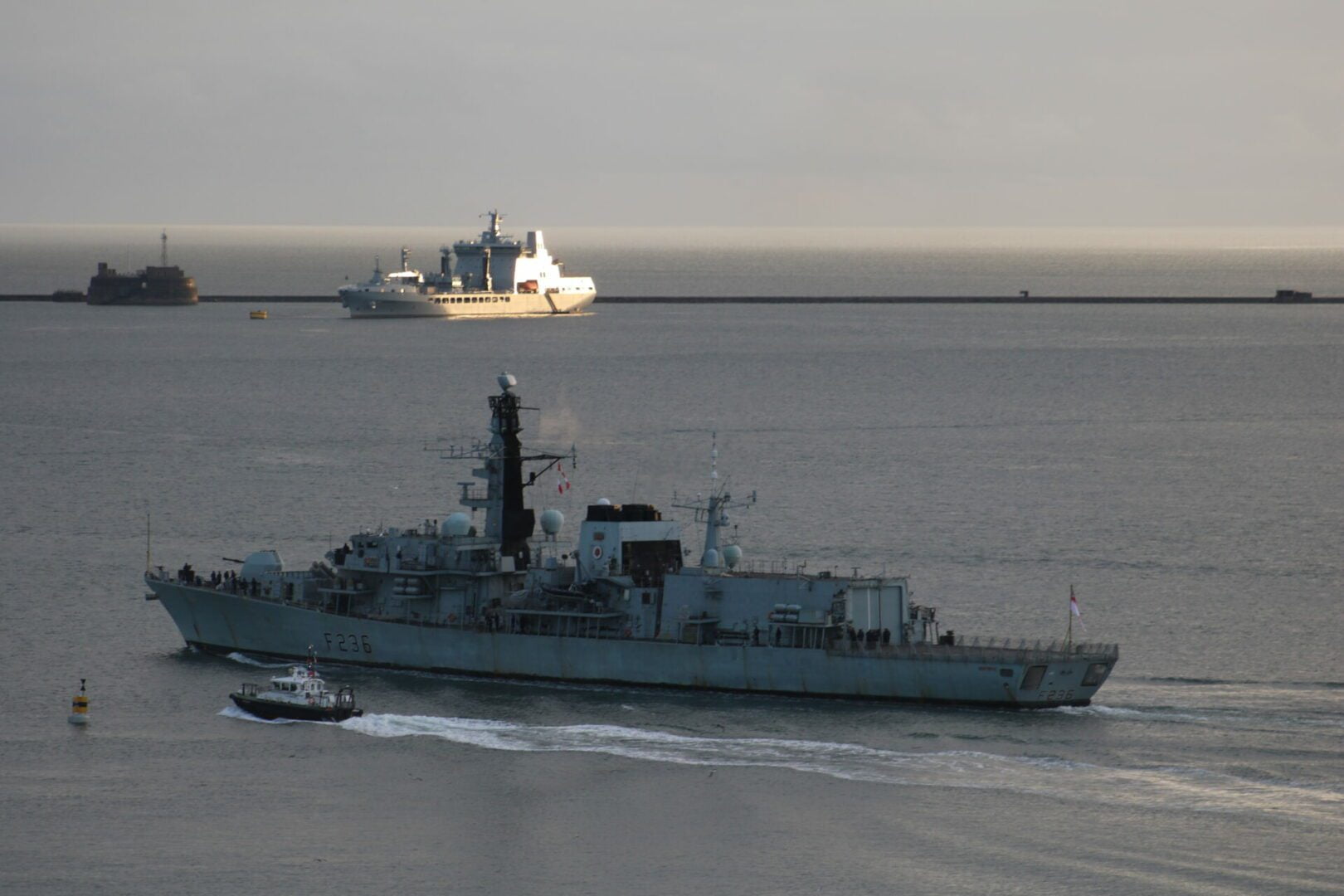 HMS MONTROSE RETURNS TO SEA