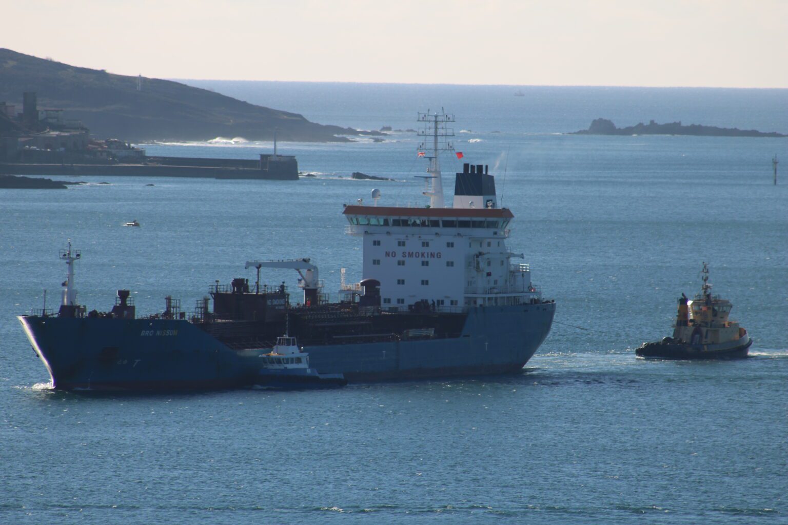 DANISH TANKERS IN THE SOUND