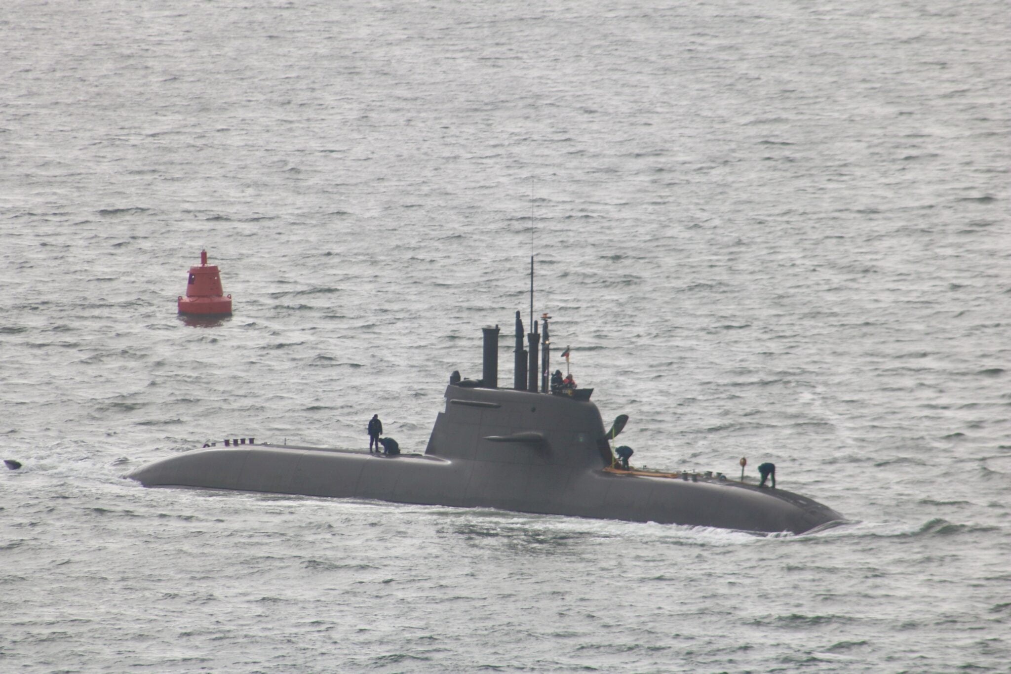 GERMAN SUBMARINE SPOTTED IN THE SOUND