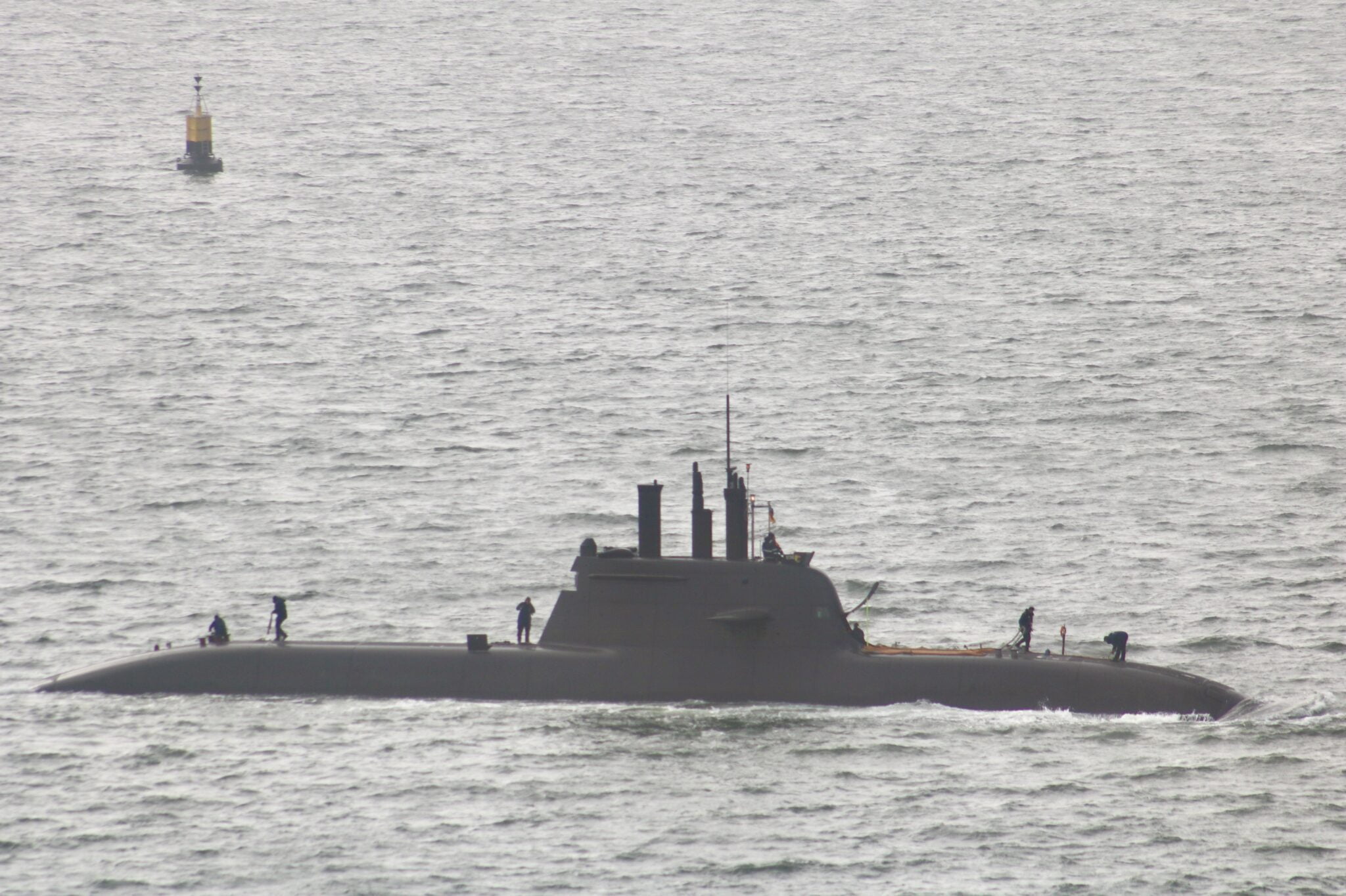 GERMAN SUBMARINE SPOTTED IN THE SOUND