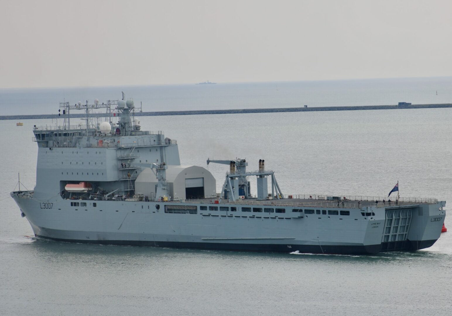 LYME BAY GETTING READY FOR SEA TRAINING