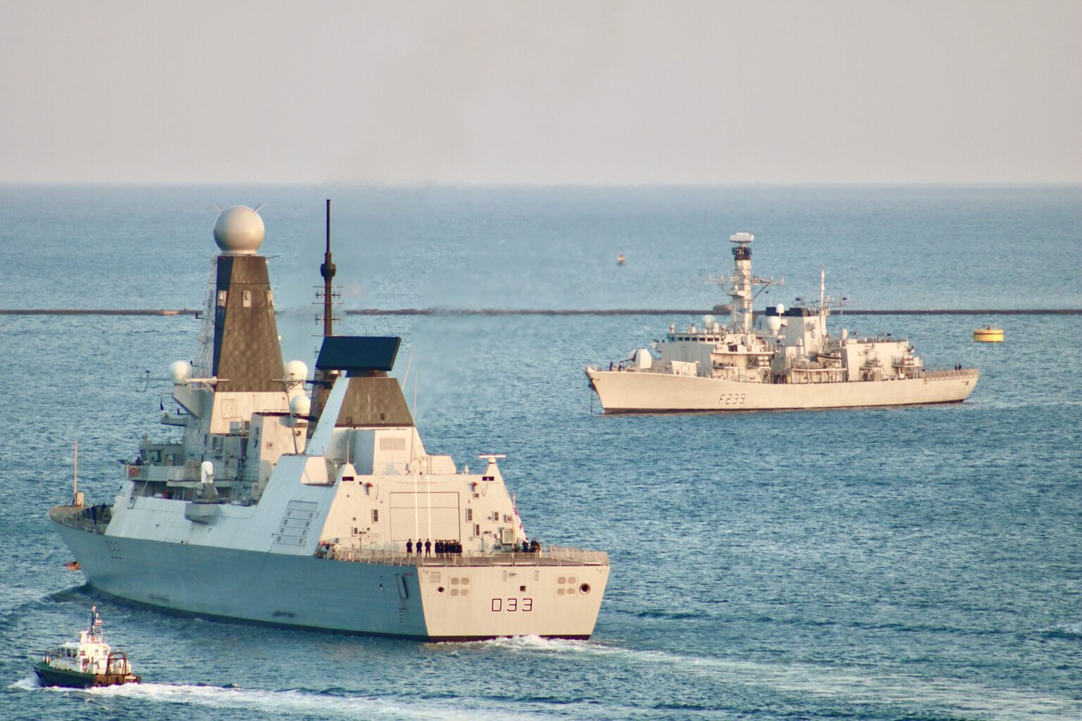 HMS DAUNTLESS GETTING READY FOR GLOBAL DEPLOYMENTS