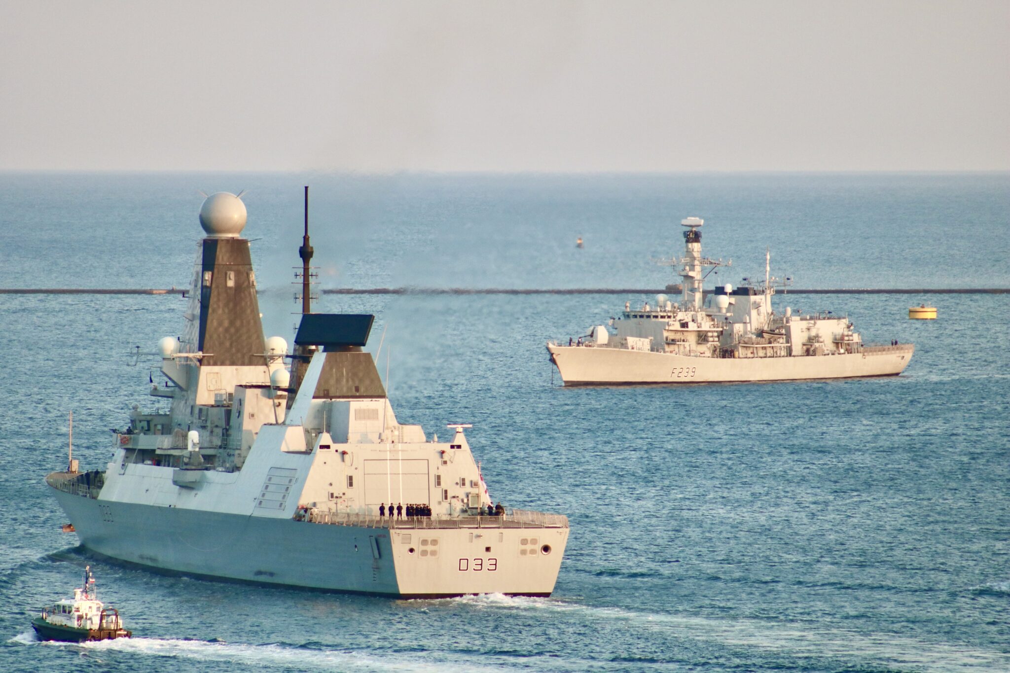 HMS DAUNTLESS GETTING READY FOR GLOBAL DEPLOYMENTS