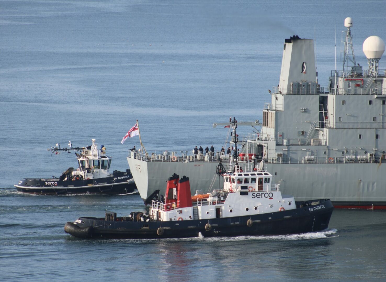 WELCOME HOME HMS SCOTT