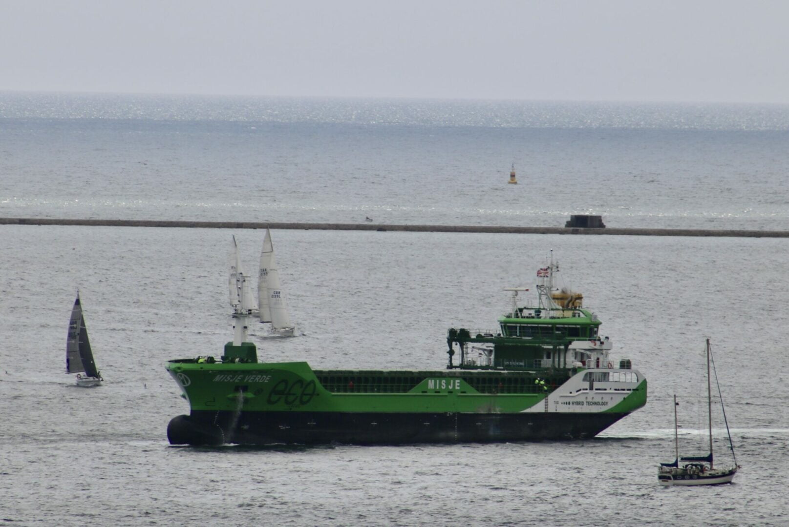 CUTTING EDGE GREEN SHIP IN PLYMOUTH
