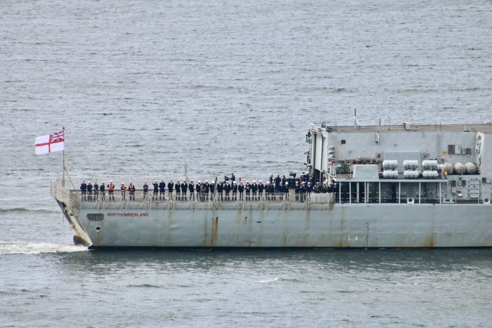 WELCOME HOME HMS NORTHUMBERLAND