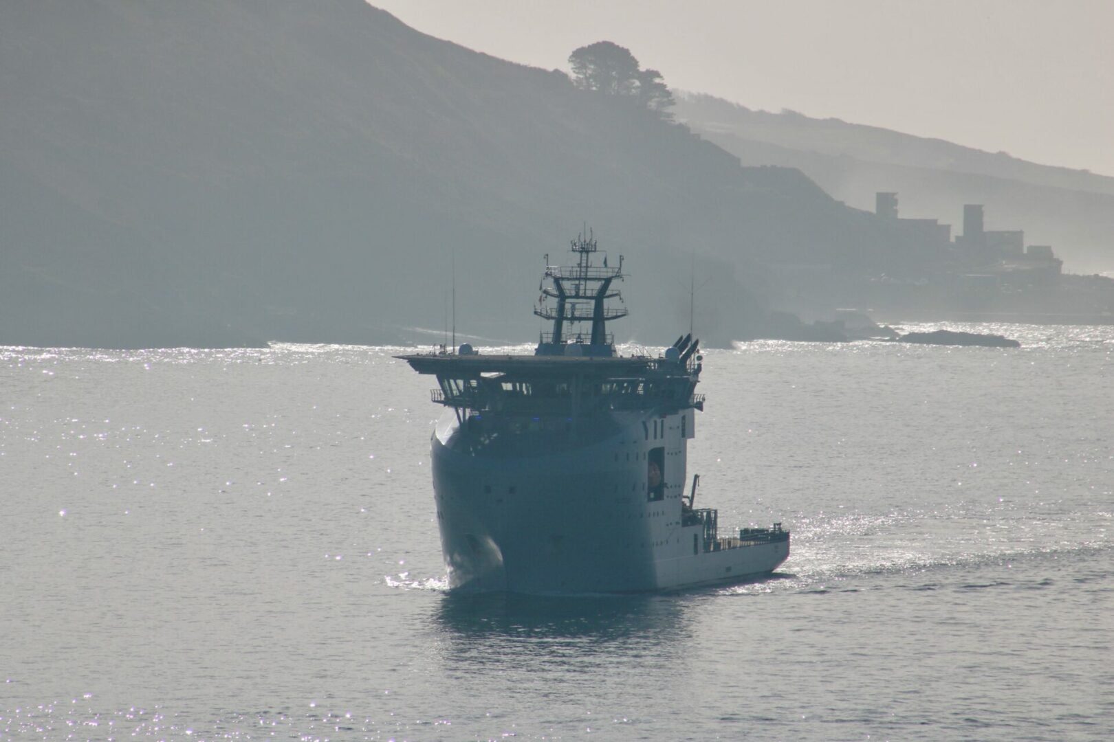 THE FIRST VISIT OF RFA PROTEUS IN PLYMOUTH