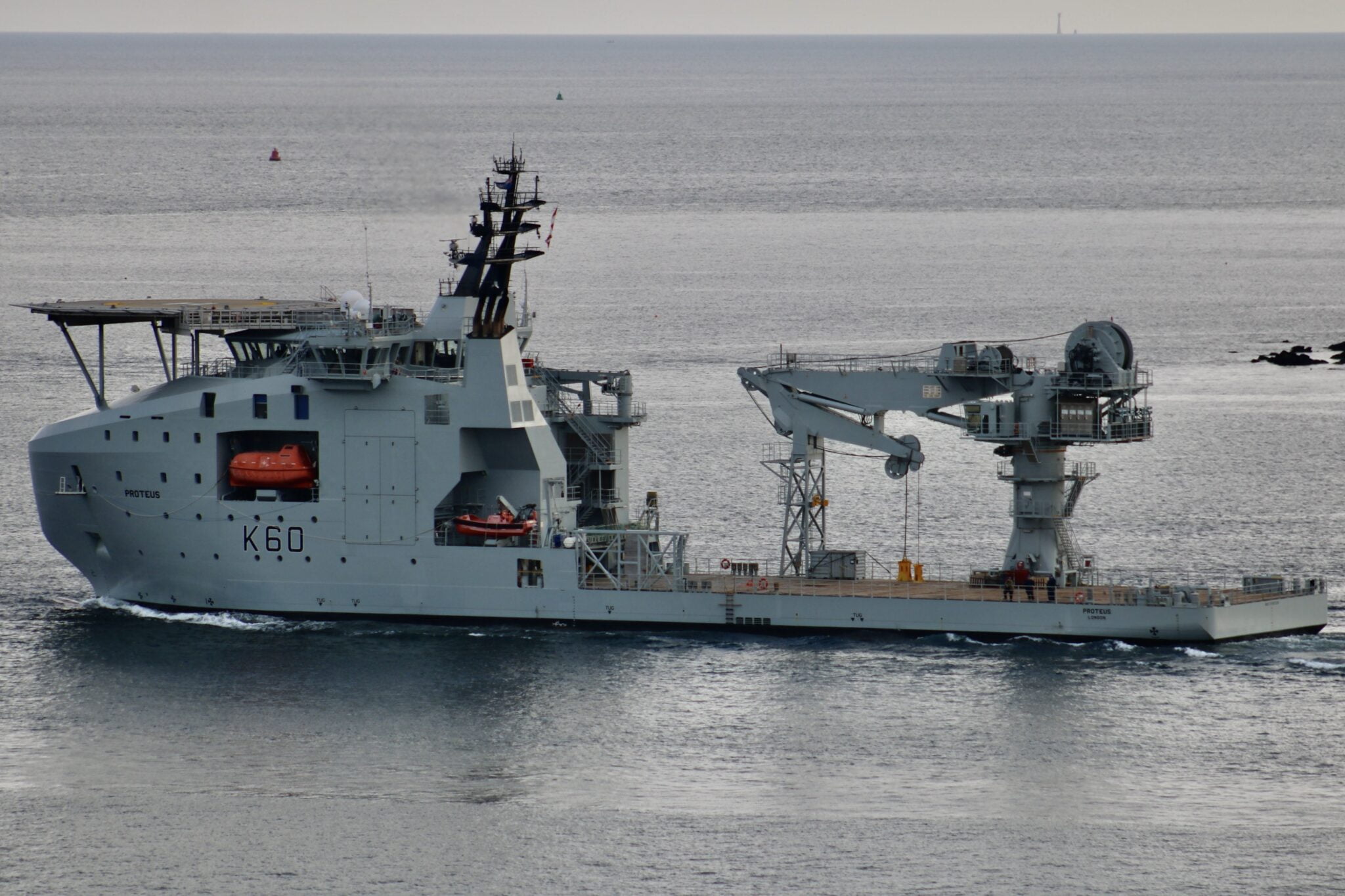 RFA PROTEUS ON ITS WAY TO THE BALTIC