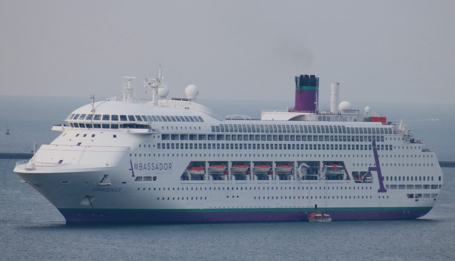 AMBIENCE CRUISE SHIP VISITS PLYMOUTH